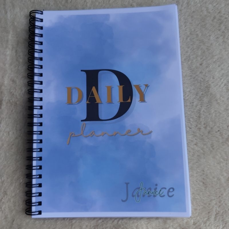 Daily Planner & pen (with engraved name) | Shopee Philippines