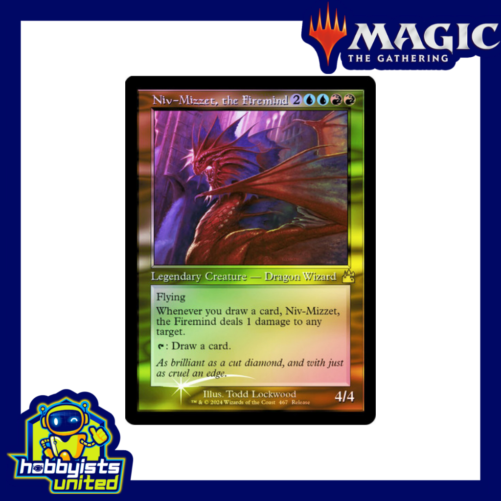 Niv-Mizzet, the Firemind (Retro Frame) (Foil) - Magic: The Gathering ...