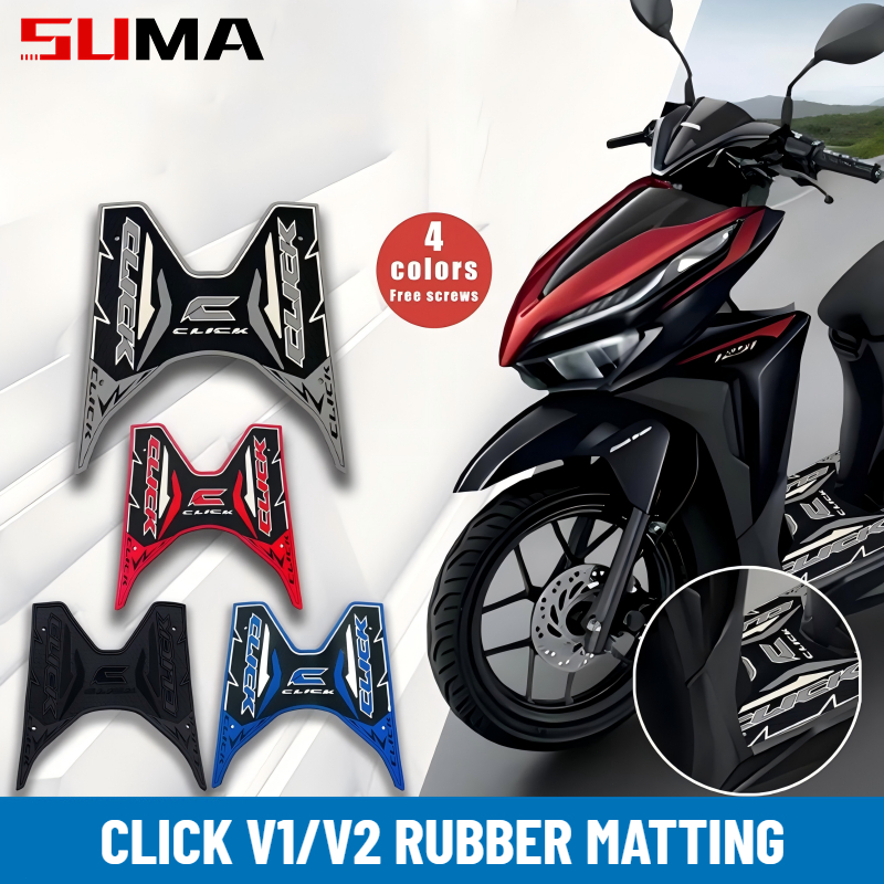 Rubber Matting For Honda Click 125/150 v1/v2 Accessories Anti Slip ...