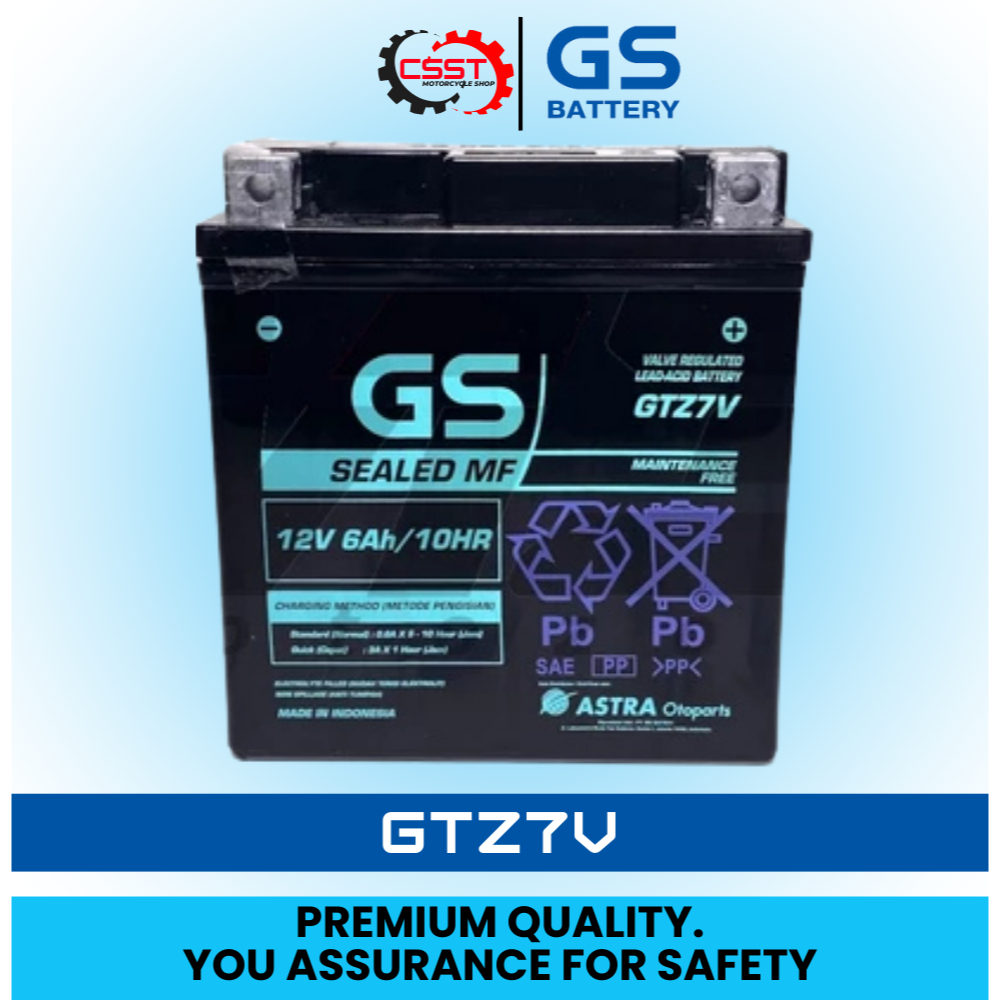 GS BATTERY GTZ7V MF Battery N-max, Aerox,XRM | Shopee Philippines