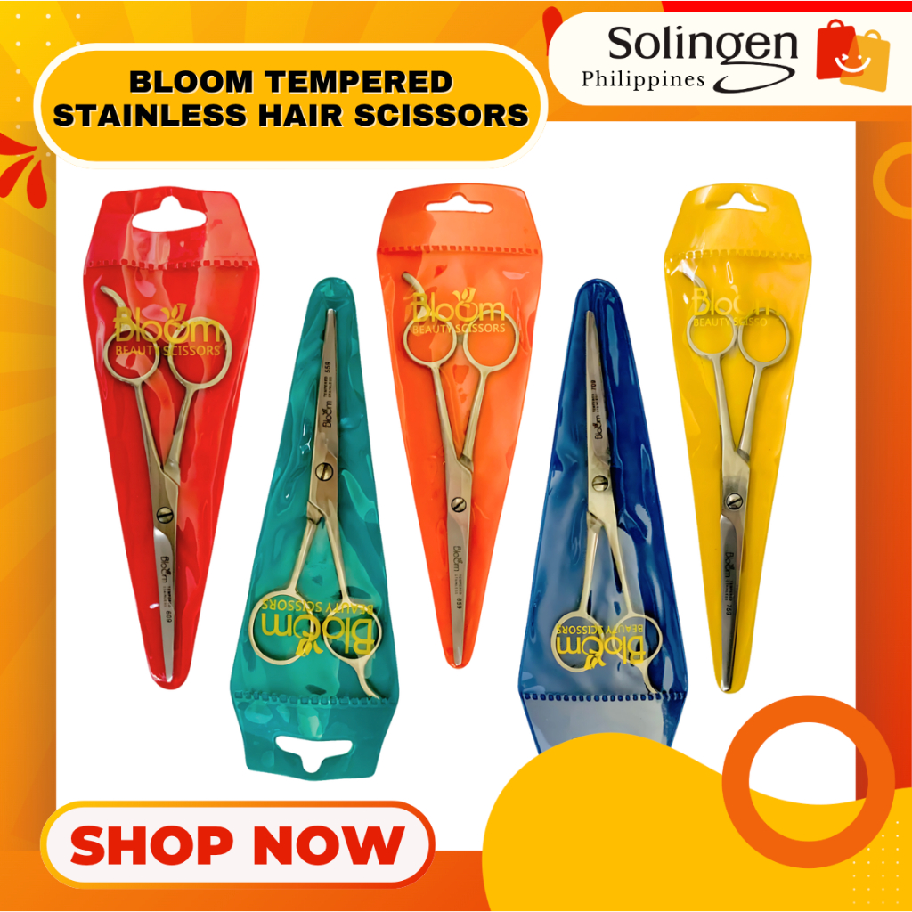 Bloom Hair Scissors Barber Scissors | Shopee Philippines
