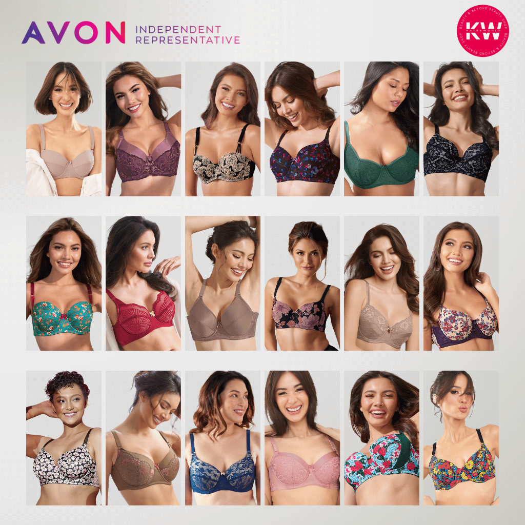 AVON Fashion Classic Underwire Full Cup Bra (34A-38B) - Cathy, Frida, Gabriela, Isha, Marinellal ...