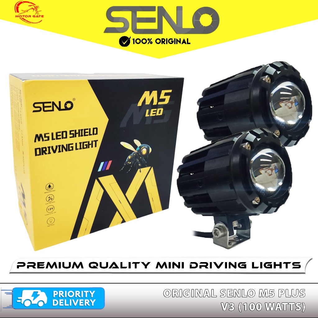 Original Senlo M5 PLUS V3 Series 100W Premium Mini Driving Light for ...