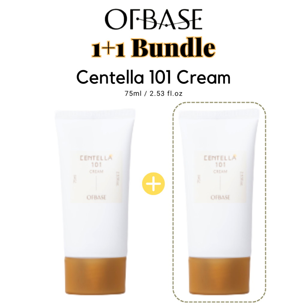 OFBASE [1+1 Bundle Set] Centella 101Cream | 75ml | Shopee Philippines