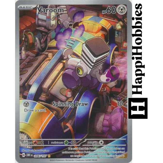 Varoom - 206/197 - Illustration Rare | POKEMON TCG: Obsidian Flames ...