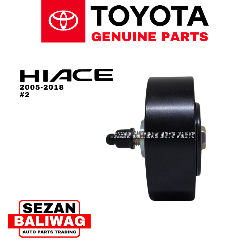 ORIGINAL TOYOTA IDLE PULLEY BELT TENSIONER PULLEY NO. 2 TOYOTA HIACE ...