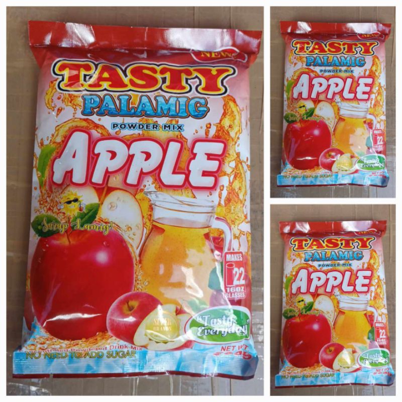 TASTY PALAMIG POWDER MIX | APPLE FLAVOR | 1/2 KILO | Shopee Philippines