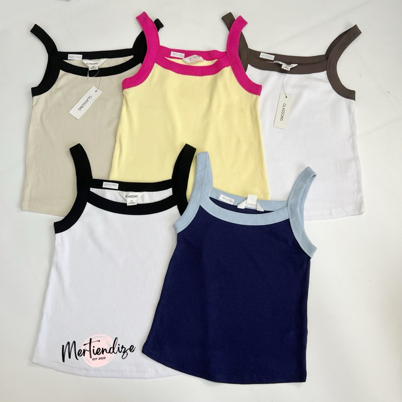 Glassons wide Bind Tank Top | Authentic overruns | Shopee Philippines