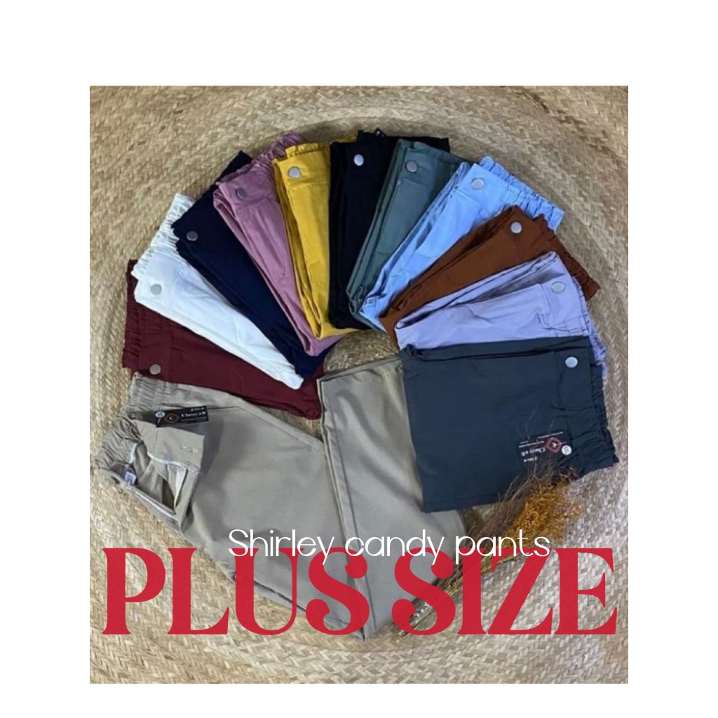Oversize-Women's candy pants 4 pockets with buttons and zippers(casual ...