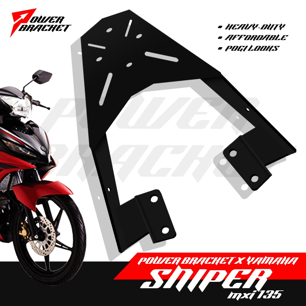 YAMAHA SNIPER MX 135/BLACK POWDER COATED TOPBOX BRACKET / MOTORCYCLE ...