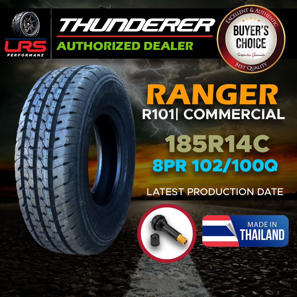 THUNDERER 185 R14C 8PLY 102/100Q - RANGERER R101 (Thailand made, with ...