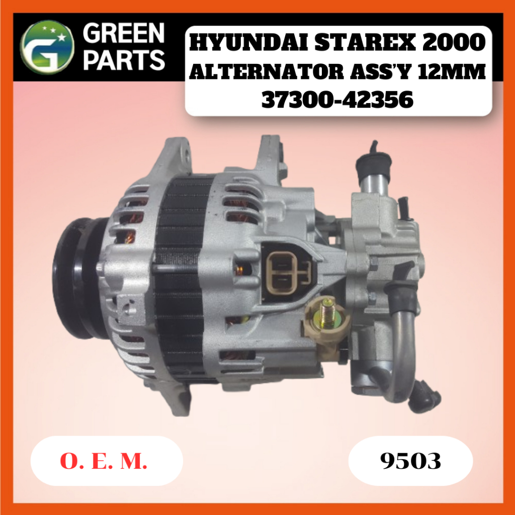 ALTERNATOR ASSEMBLY FOR HYUNDAI STAREX (SVX TCI ENGINE 12MM BOLT ) FOR ...