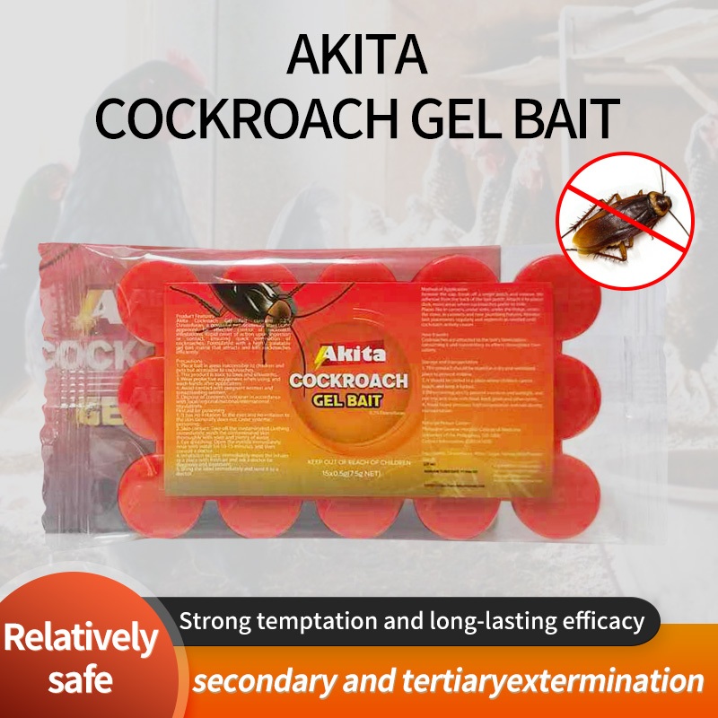 Akita Cockroach Killing Bait 15pcs (Cockroach Killer,Ipis Killer ...