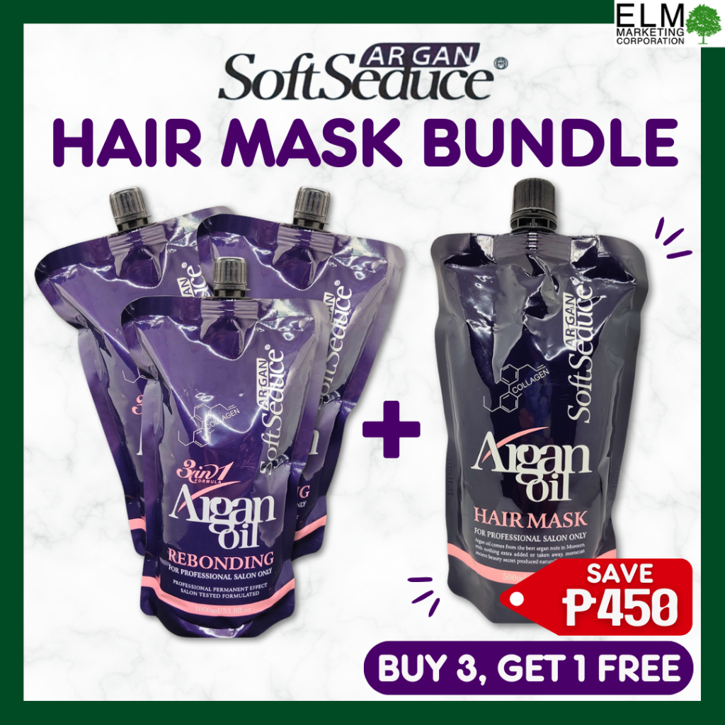 PROMO BUNDLE SoftSeduce 3in1 Rebonding & Hair Mask | Shopee Philippines