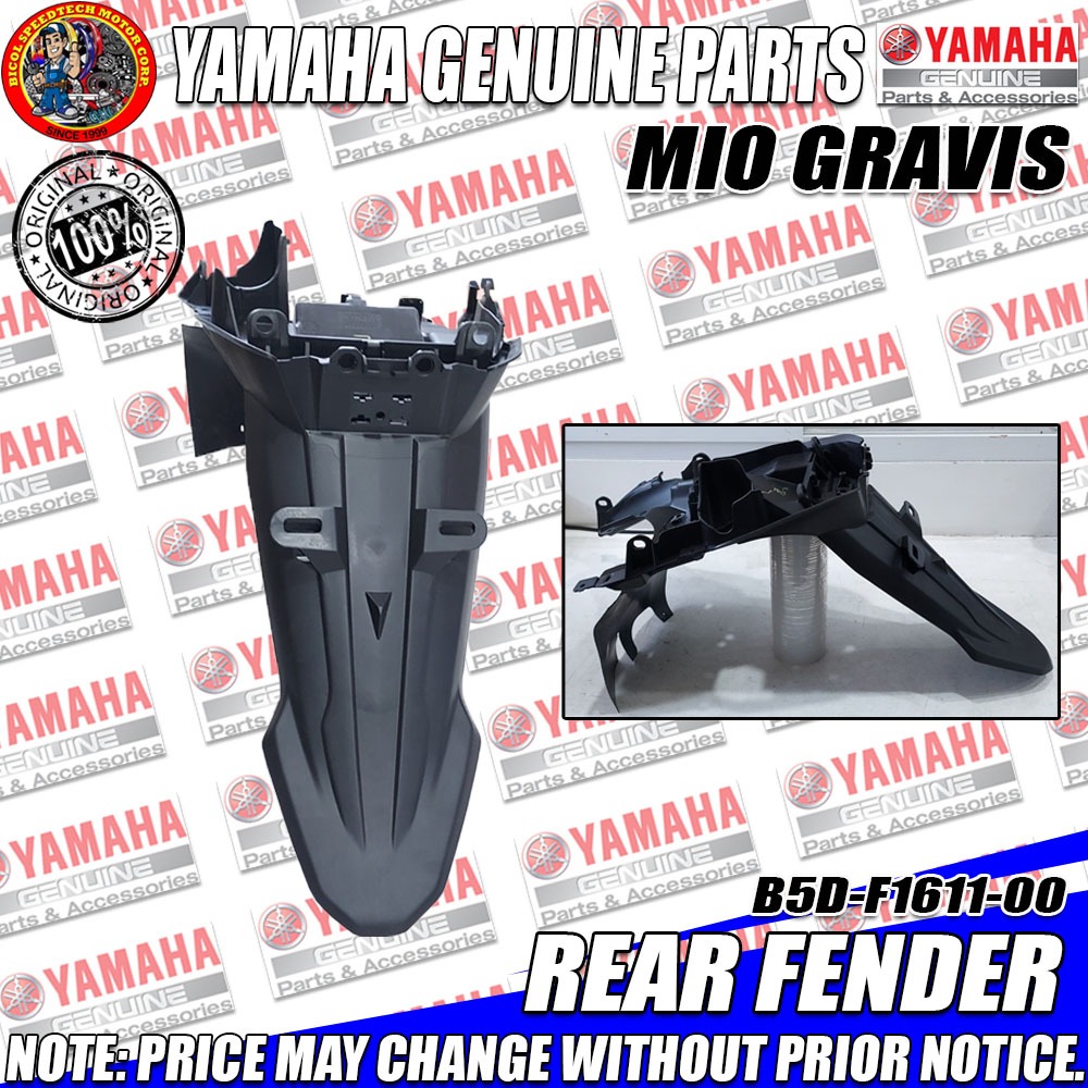 MIO GRAVIS V1 REAR FENDER (YGP) (GENUINE : B5D-F1611-00) | Shopee ...