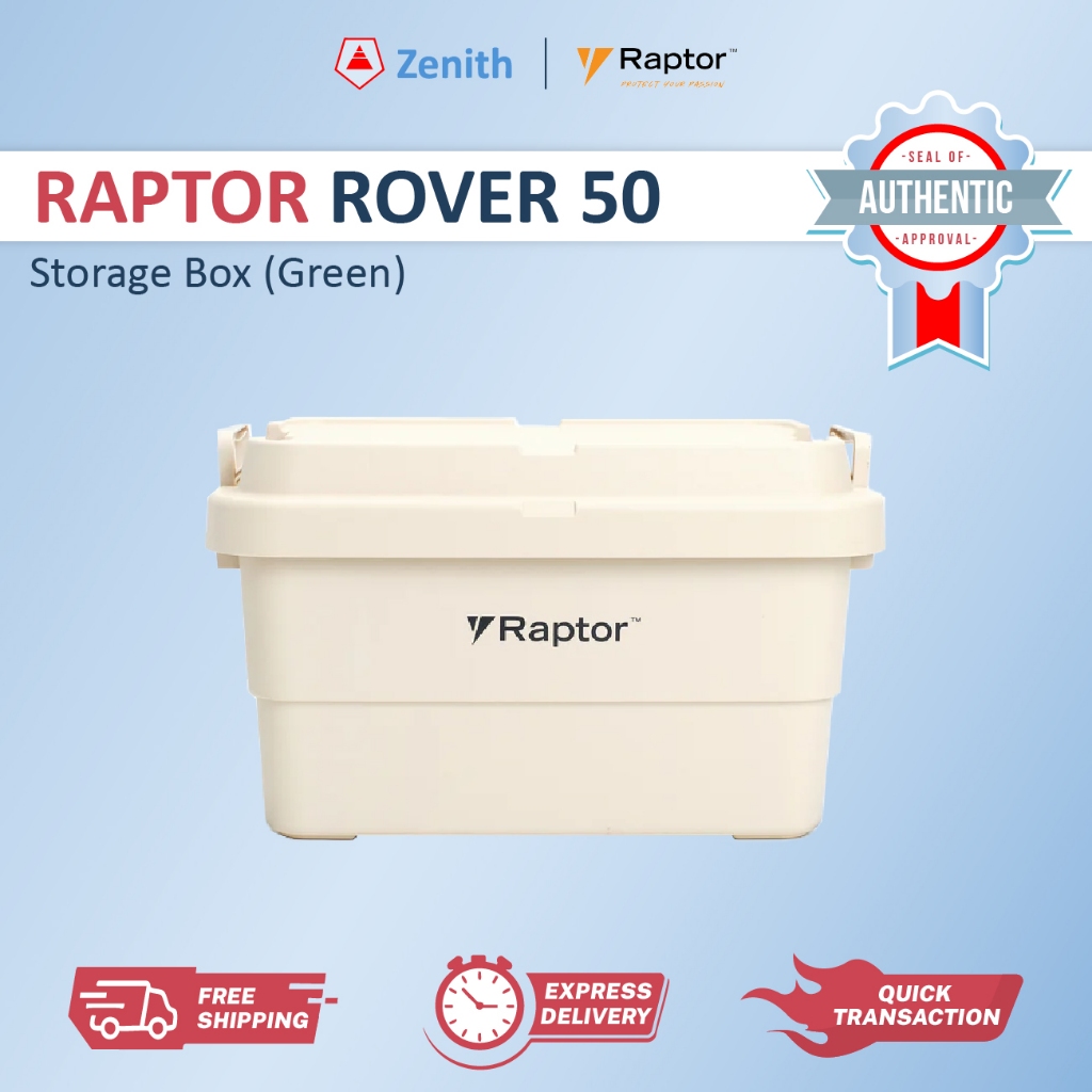 Raptor Storage 50L Rover Trunk Cargo Box Stackable | Shopee Philippines