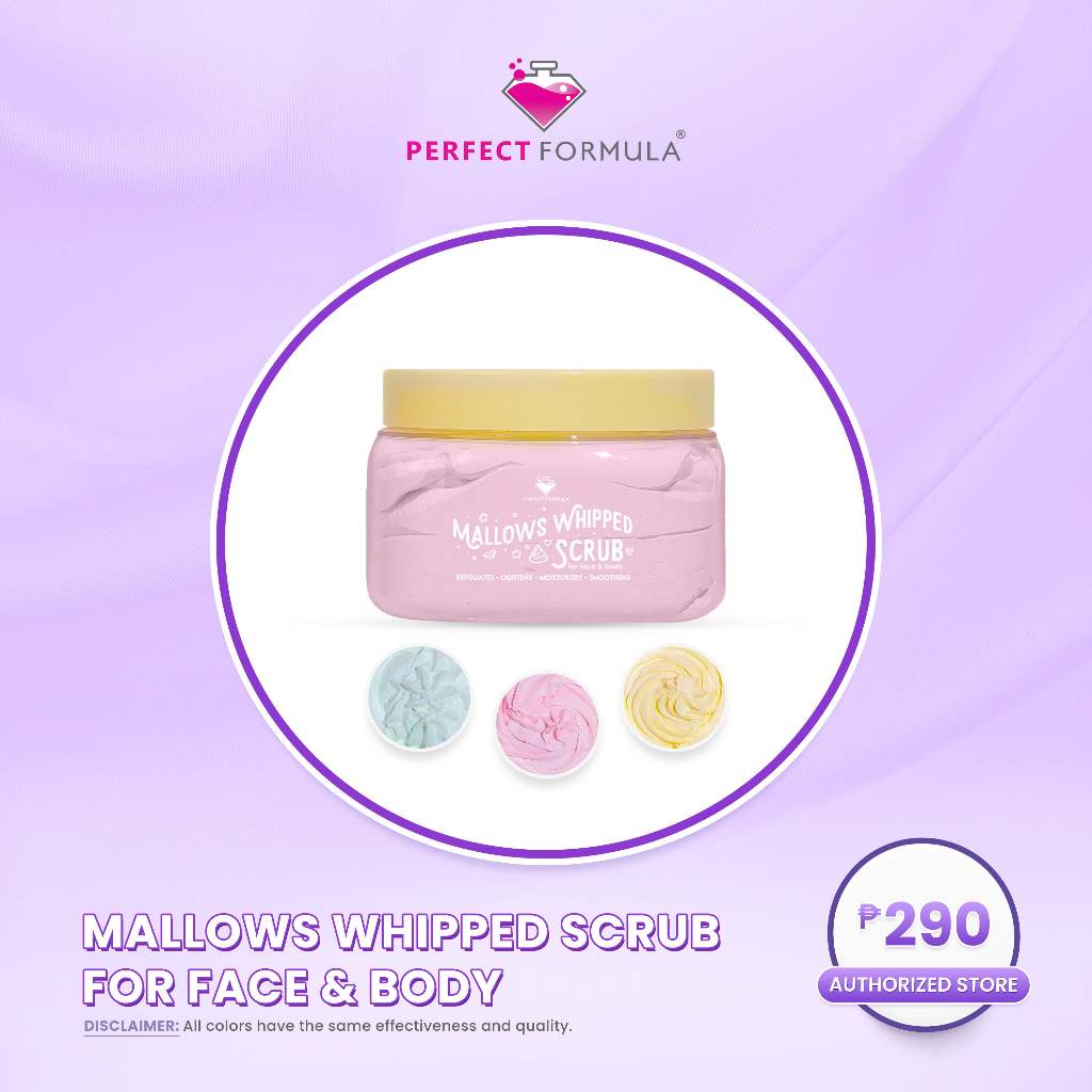 Perfect Formula Brilliant Skin Mallows Whipped Scrub / Bleaching Scrub ...