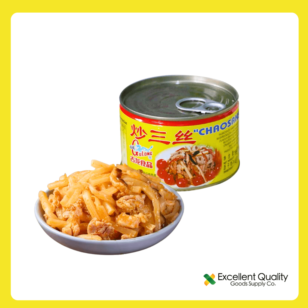 EQGS ChaoSansi Bamboo Shoots made from Gulong foods 198g/Can Famous ...