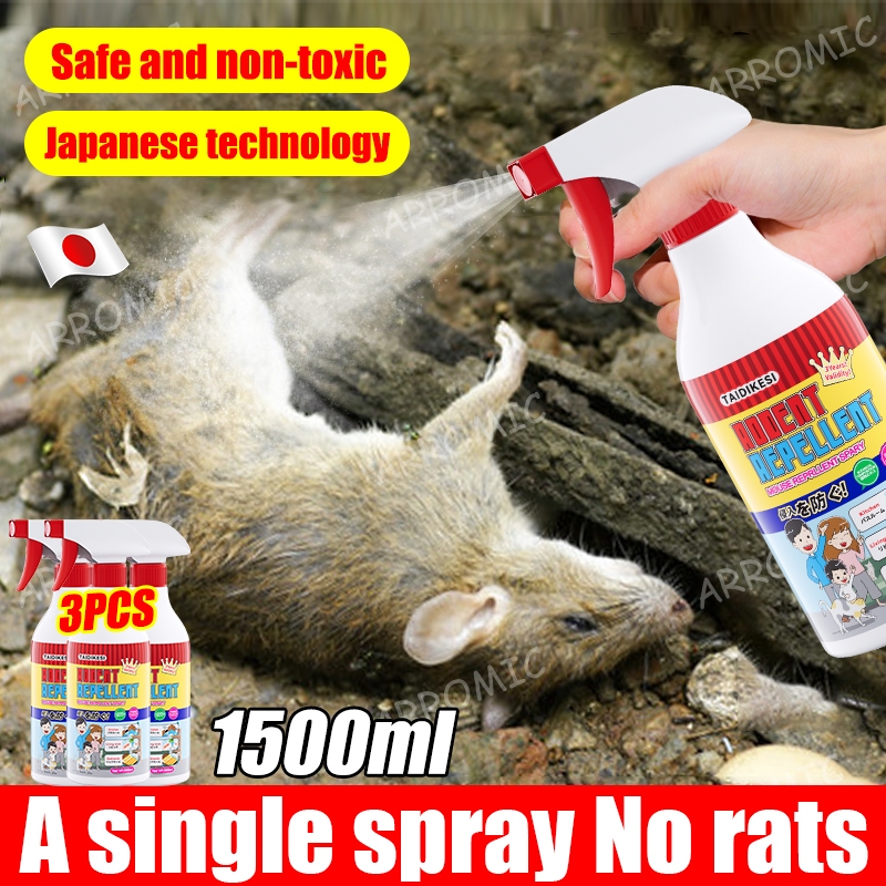 BUY 2 TAKE 1 500ML Killer Rat Repellant Pest Spray Repel Mice ...
