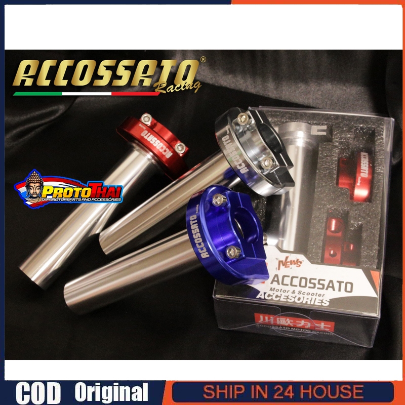 ACCOSSATO PREMIUM COPY ANTI THEFT SINGLE QUICK ALLOY THROTTLE UNIVERSAL ...