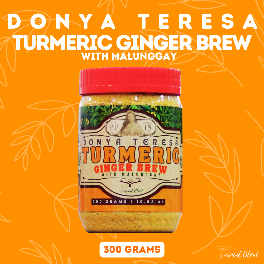 Donya Teresa Turmeric Ginger Brew with Malunggay (300g) | Shopee ...