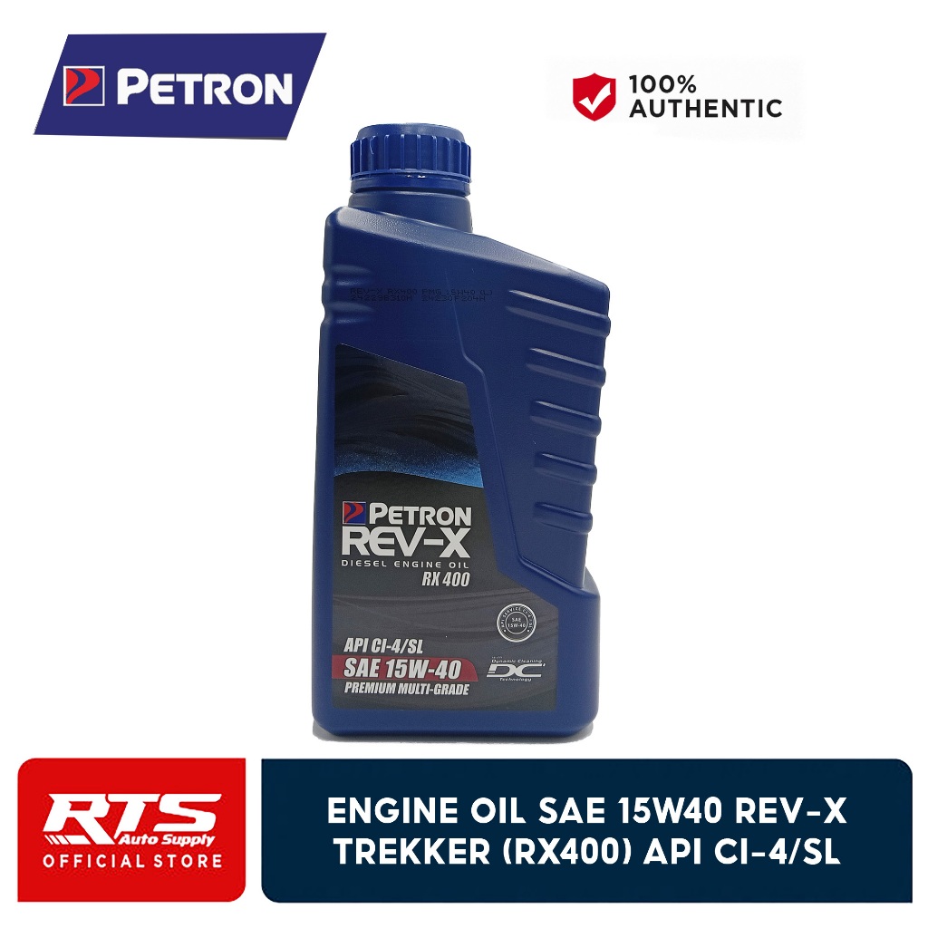 PETRON DIESEL ENGINE OIL for REV-X TREKKER (RX400) API CI-4/SL SAE ...