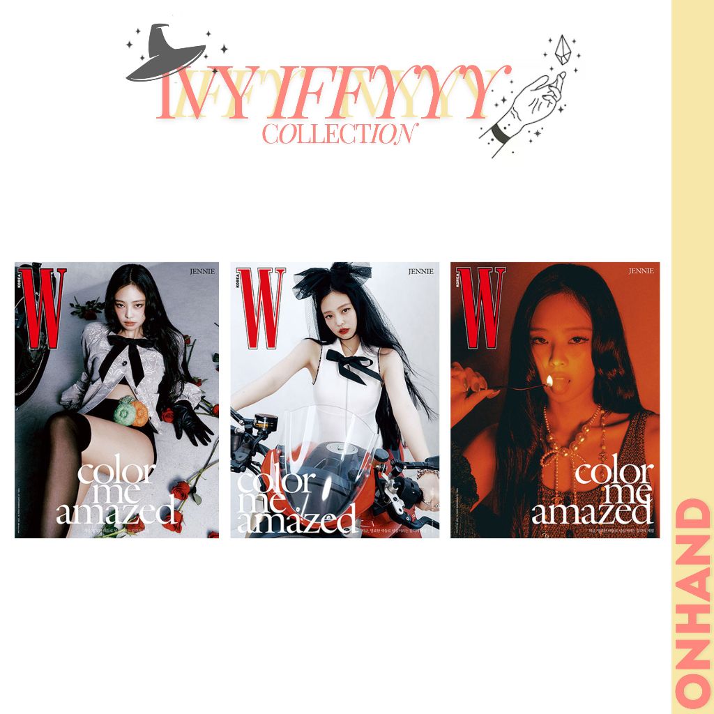 W Korea Magazine November Issue : Cover Jennie | Shopee Philippines