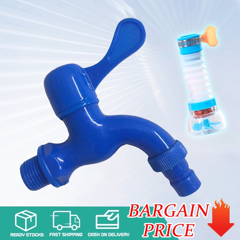 PVC Plastic Spigot Faucet with Hose Connector Gripo | Shopee Philippines