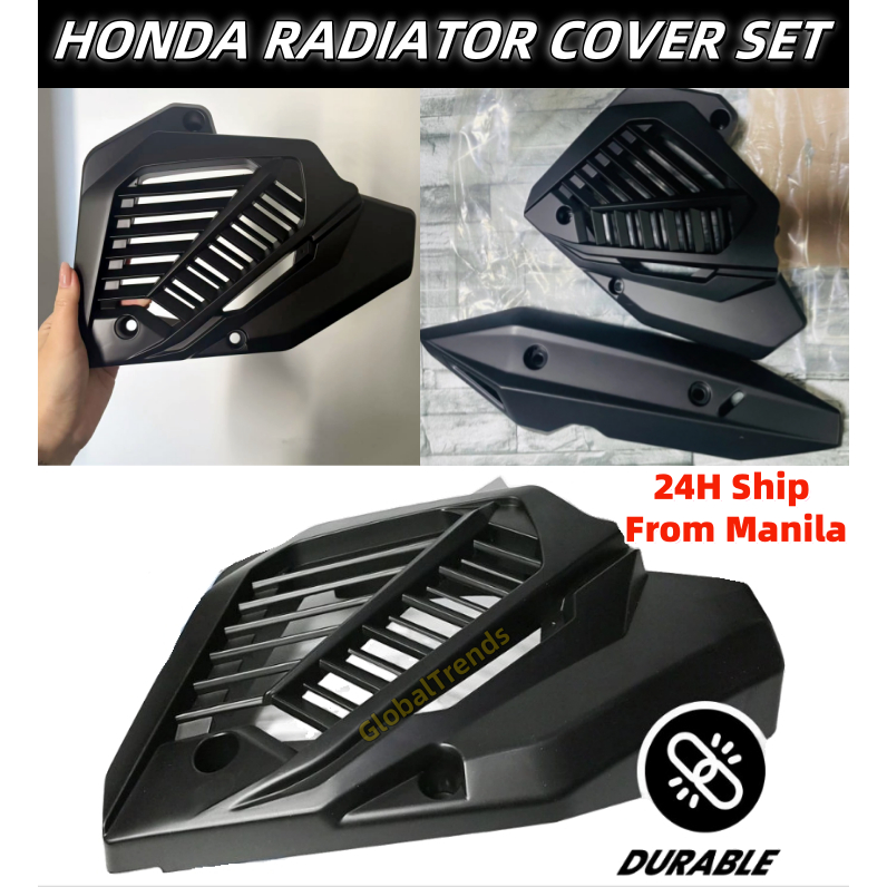 【24H SHIP】HONDA RADIATOR COVER SET FOR HONDA CLICK 125i /150 V2 and V3 ...