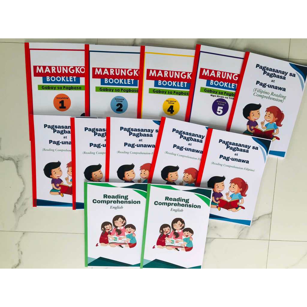 READING COMPREHENSION-ENGLISH AND FILIPINO, MARUNGKO 1, 2, 4 AND 5 ...
