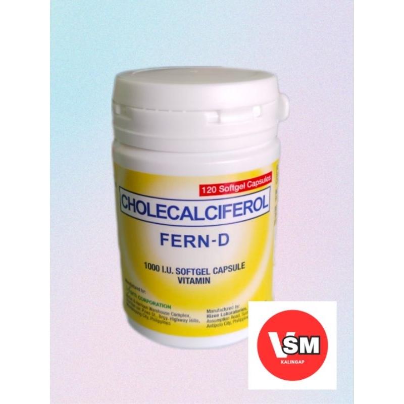 Fern D 60 capsule/120 capsule VSM Kalingap Food Products | Shopee ...