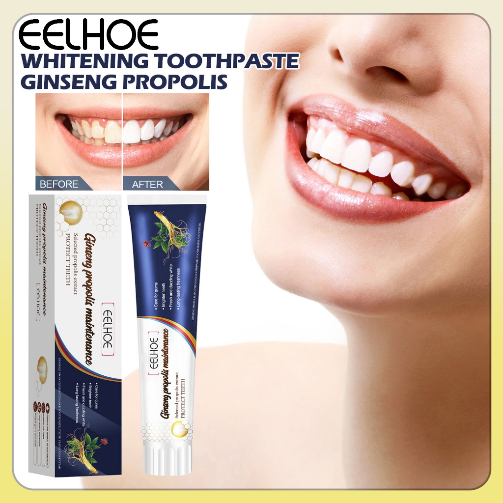EELHOE Propolis Pampaputing Toothpaste 100g Naglilinis ng Bibig Laban ...