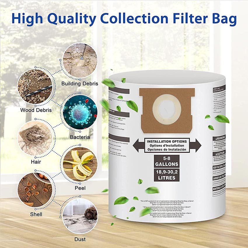 Shop-vac Filter Bag(5pc) | Shopee Philippines
