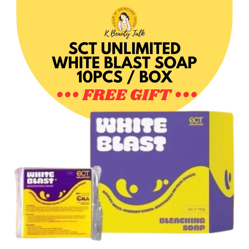 KBT WHITE BLAST BLEACHING SOAP BY SCT UNLIMITED-10pcsX70g (COD ...