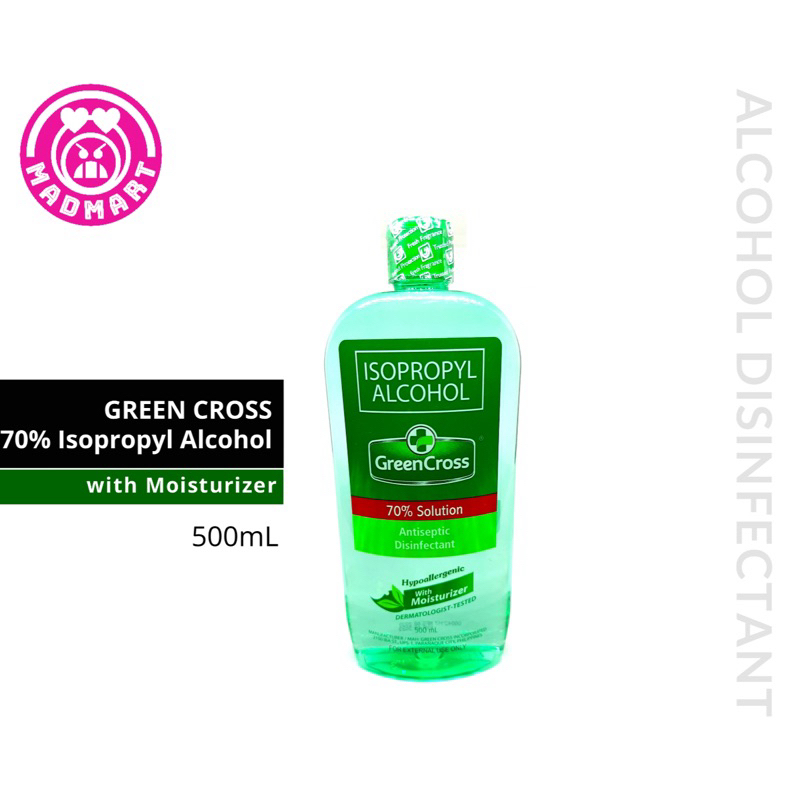 Green Cross 70% Isopropyl Alcohol with Moisturizer | Shopee Philippines