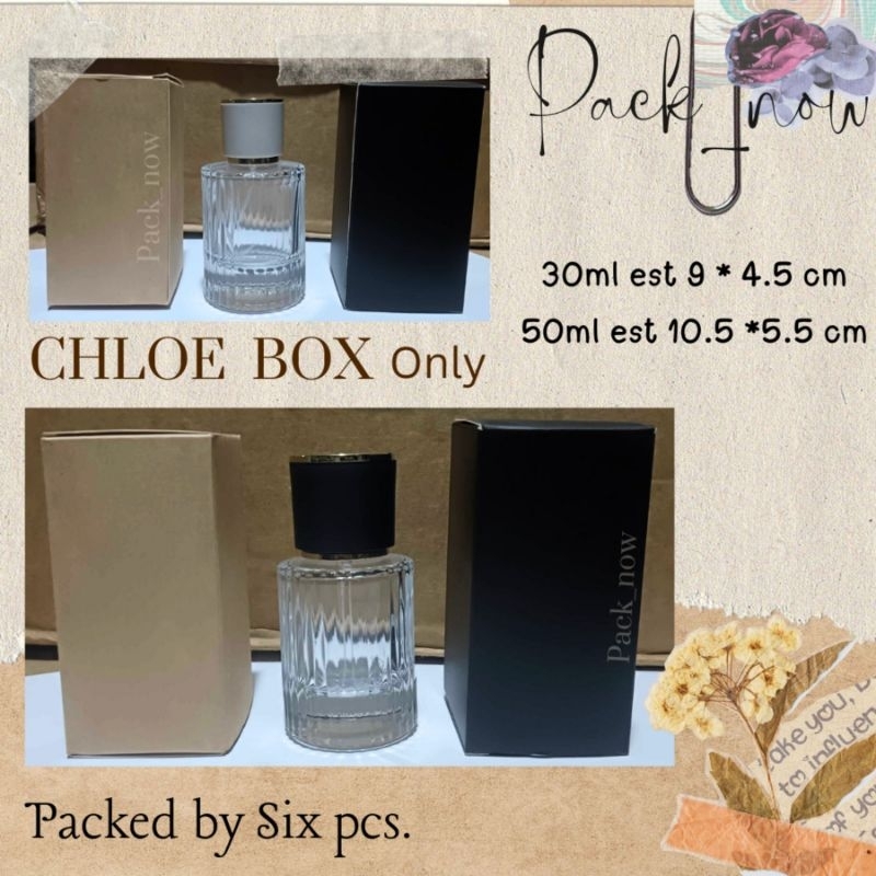 Boxes for chloe labo bottles kraft or black 6pcs. | Shopee Philippines
