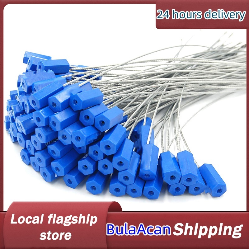 Steel wire seal disposable plastic lead electric meter tank truck ...