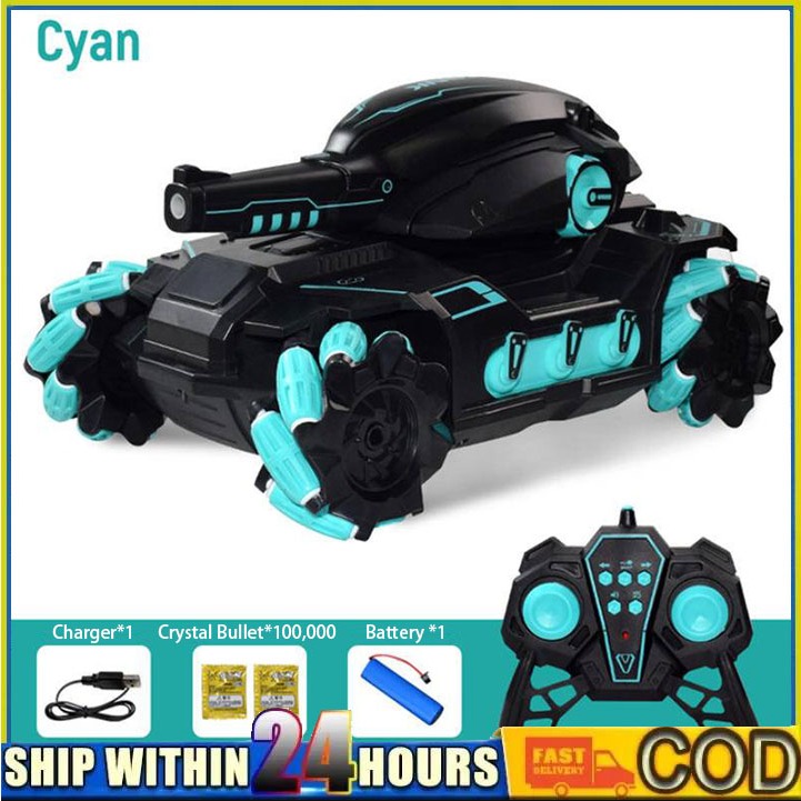 RC large remote control vehicle 4WD tank water bomb shooting ...