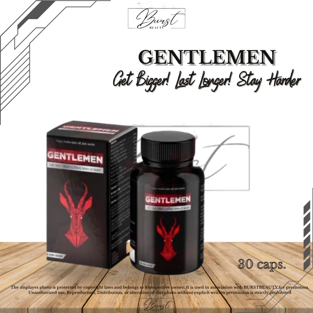 BURSTBEAUTY GENTLEMEN Capsules | 30 Capsules | for Men | 1 Bottle in ...