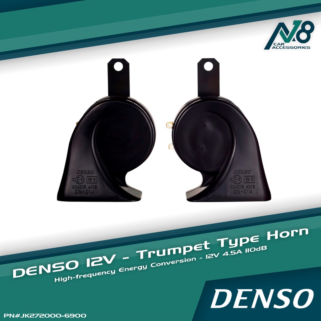 DENSO 12V - Trumpet Type Horn PN#JK272000-6900 Genuine | Shopee Philippines