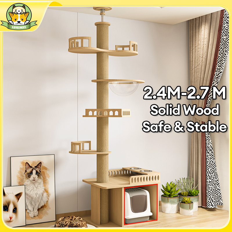 Cat Tree cat trees condos Easy to assemble sturdy and durable all-in ...