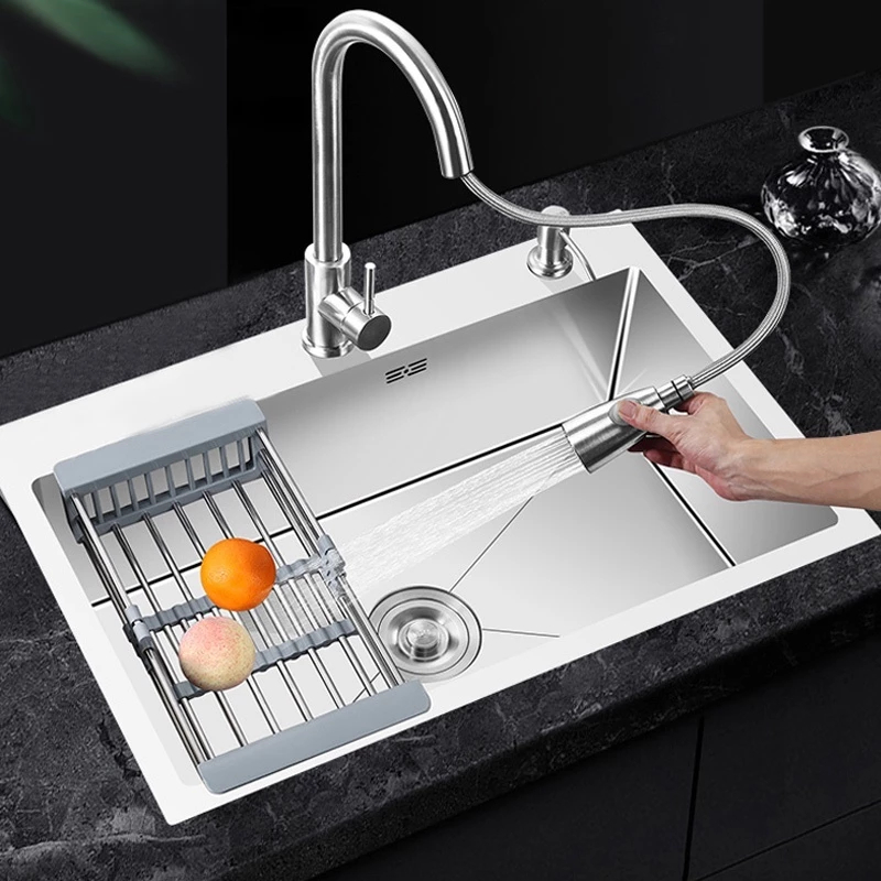 Sink with Faucet Nano Stainless Steel Single & Double Multifunction ...