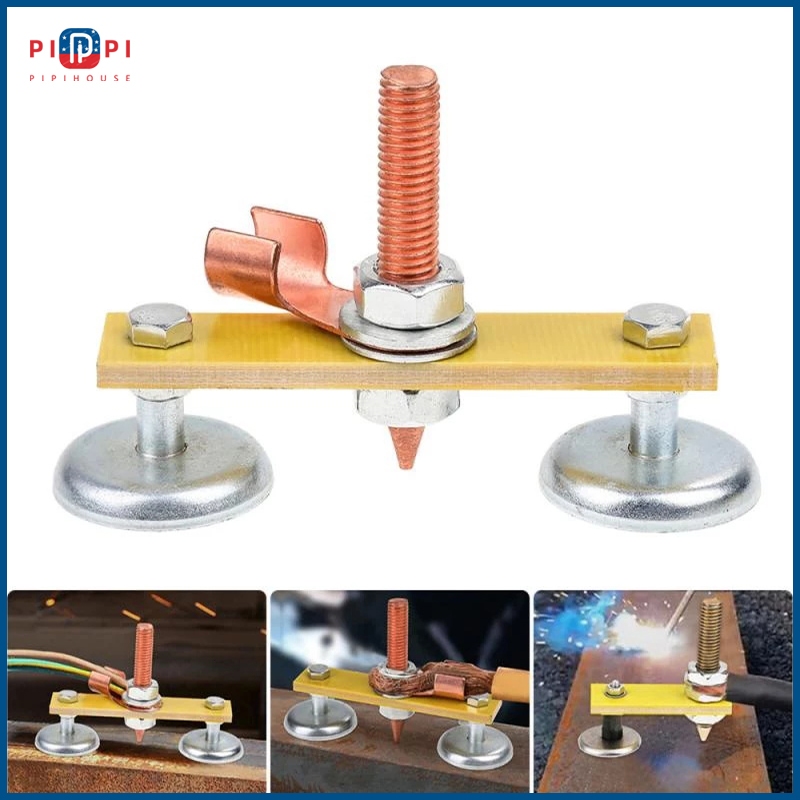 Electric Welding magnetic grounding clamp Dual Powerful Magnetic ...