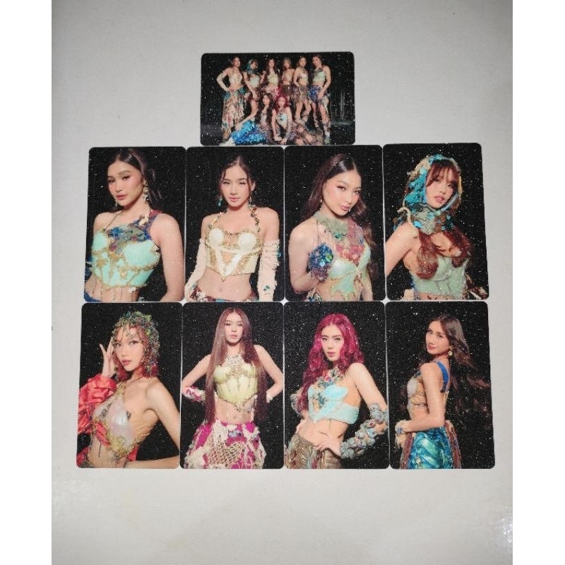 BINI PANTROPIKO GRAND BINIVERSE GLITTERED PHOTOCARD 9pcs with backprint ...