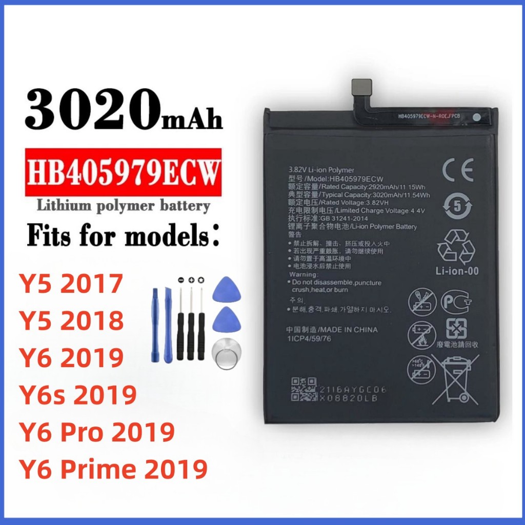 HB405979ECW Huawei Battery for Y6 2019 Y6 Prime 2019 Y6 Pro 2019, Y6s ...