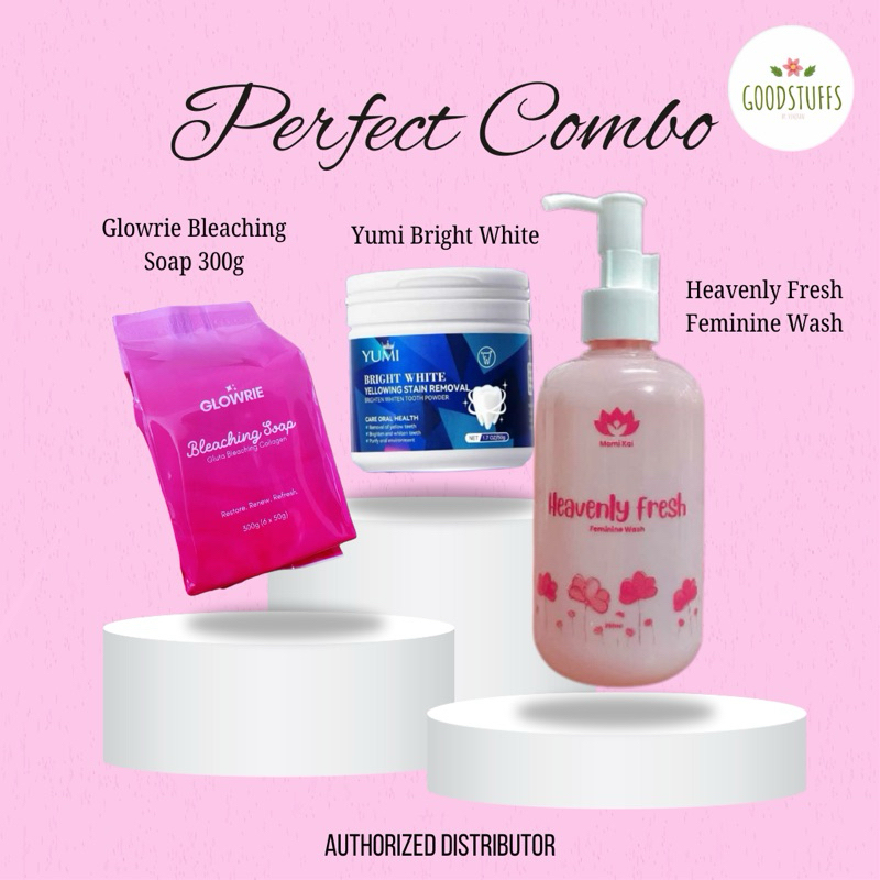 Perfect Combo beauty package: Glowrie Bleaching soap 300g | Yumi ...