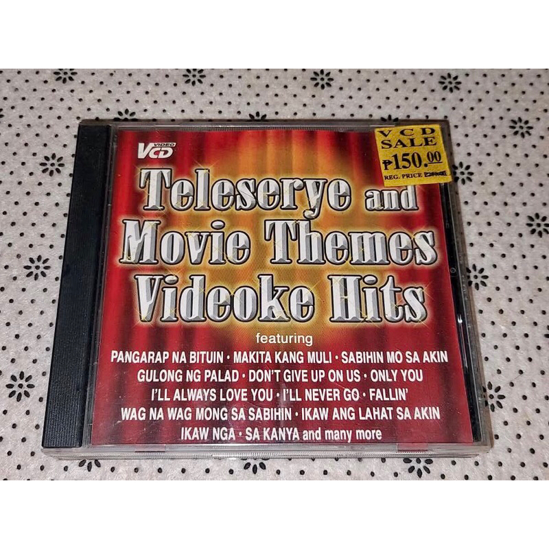 Original VCD Karaoke Teleserye Theme Songs Ft. Sharon Cuneta Sarah ...