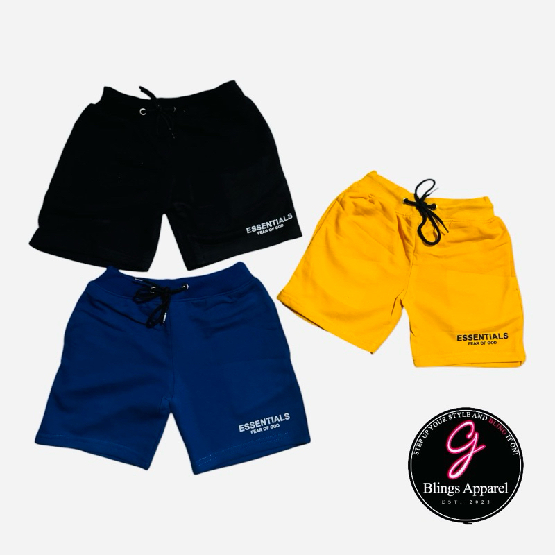 Kids short garterize string with pocket | Shopee Philippines