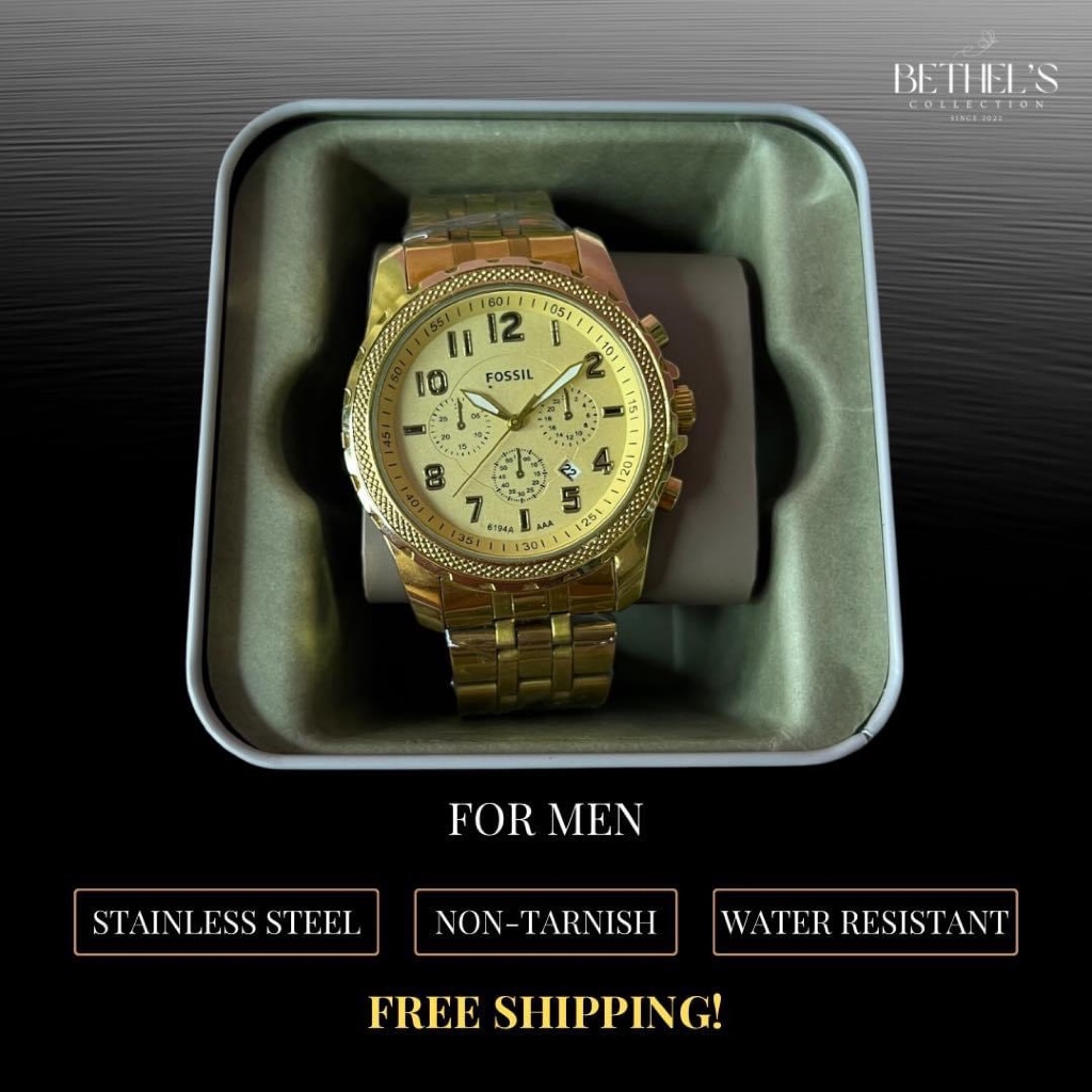 Fossil / TAG Stainless Steel Watch | Shopee Philippines