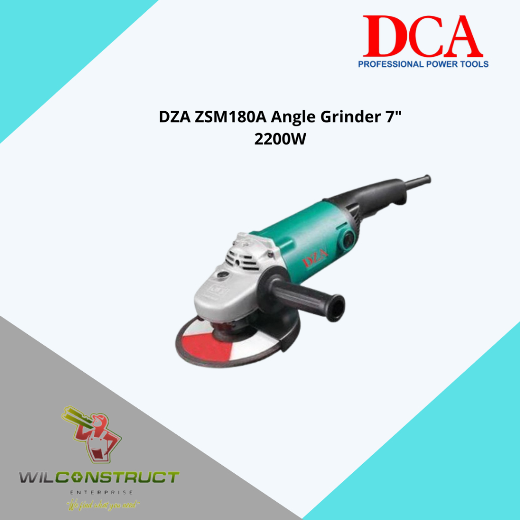 DZA ZSM180A Angle Grinder 7" 2200W | Shopee Philippines